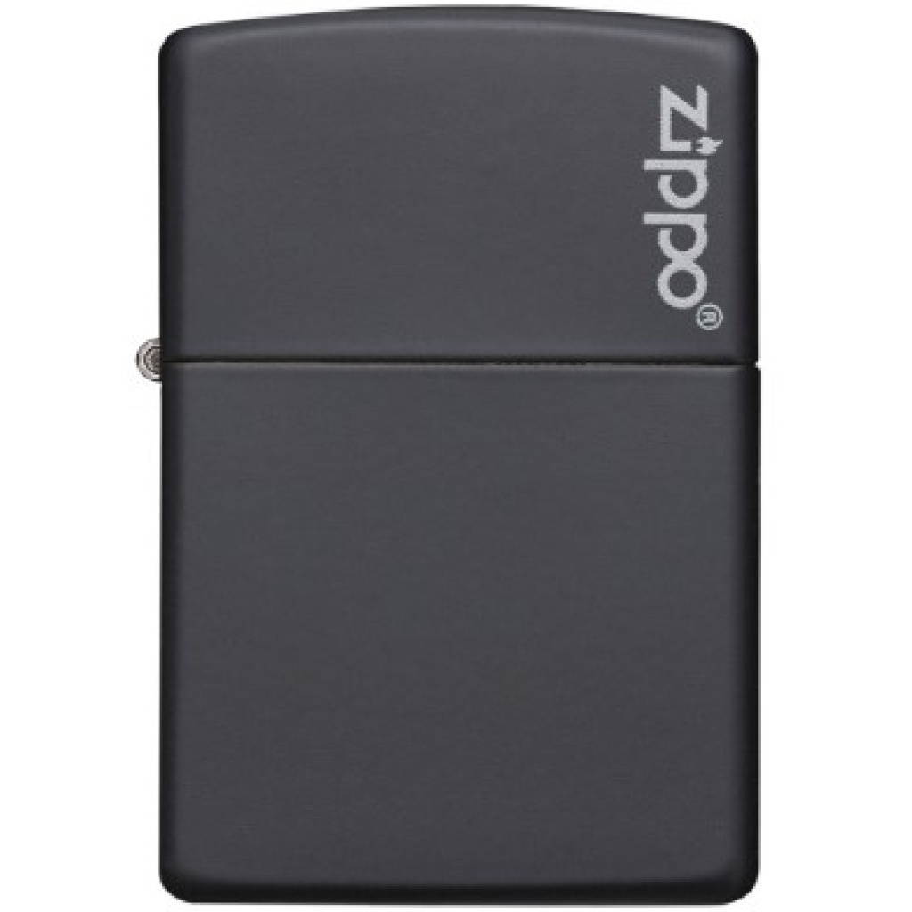 Zippo Black Matte Logo – Hókus Pókus